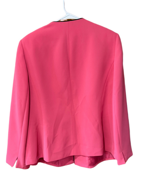 Jones Studio | Jackets & Coats | Jones Studio Pink Collarless Jacket ...
